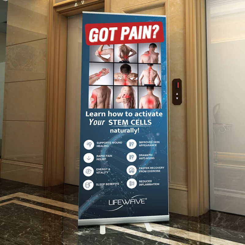 Lifewave Roll UP Banner Stand 33x81